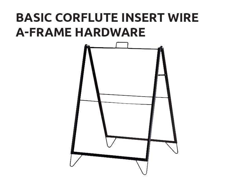 Corflute, Insert Wire A-Frame Set